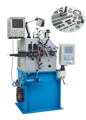 China Multifunctional Spring Manufacturing Machine Two Axes With 45mm MAX Outer Diameter supplier