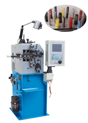China Automatic Oiling Spring Bending Machine 500kg With CNC Controlled Servo Motion System supplier
