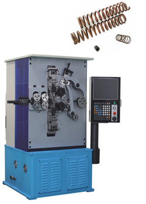 China Double Axis Spring Winding Machine Diameter 1.5 Mm - 5.0 Mm With Unlimited Feed Length supplier