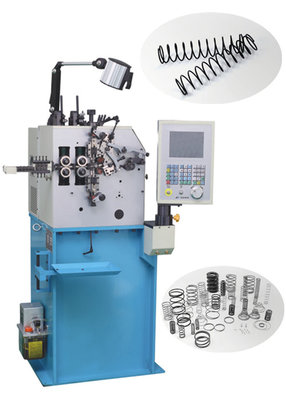 Durable Compression Spring Machine Unlimited Feed Length With Color Monitor Display supplier