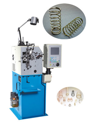 High Accuracy Wire Spring Machine 500kg , Flat Spring Manufacturing Machine With 2 Axis supplier