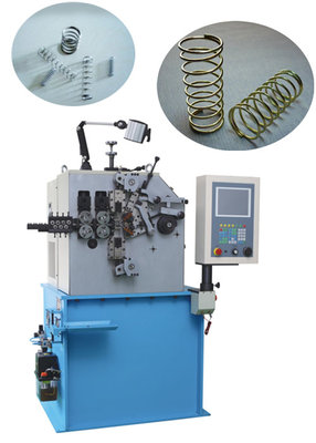 Nice Structured CNC Spring Forming Machine With Two Axis Control 1.2kw Pitch Axis supplier