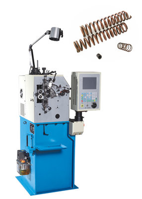 Simplified Setup Disc Extension Spring Machine With CNC Controlled Servo Motion System supplier