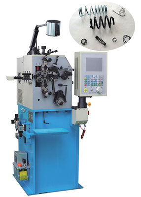 Fast Debug Conical Spring Bending Machine Automatic Oiling with English Monitor Display supplier