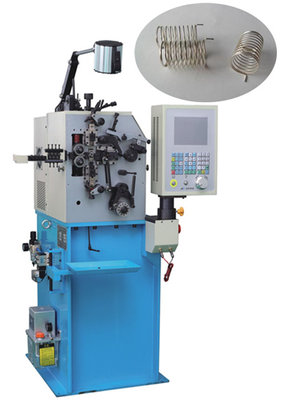 Fast Debug Conical Spring Bending Machine Automatic Oiling with English Monitor Display supplier