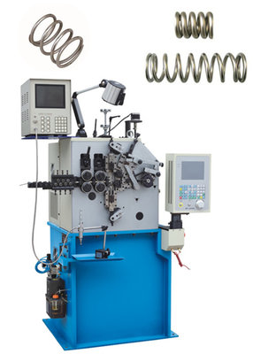 Computer Belleville Spring Machine Automatic Oiling With 2.7 Kw Cam Axis Servo Motor supplier
