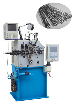 Computer Belleville Spring Machine Automatic Oiling With 2.7 Kw Cam Axis Servo Motor supplier