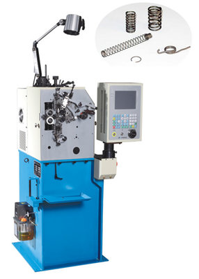 High Efficiency Wire Bending Machine , Belleville Spring Coiling Machines With 2 Axis supplier