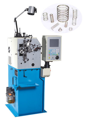 High Efficiency Wire Bending Machine , Belleville Spring Coiling Machines With 2 Axis supplier
