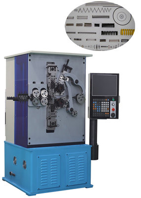 Computer Spring Making Equipment 4 Axis Servo Motor With Color Monitor Display supplier