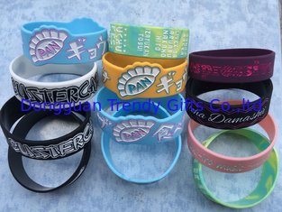 China 2016 Promotion Gift Debossed Silicone Bracelet / Silicone Wristband Eco-friendly supplier