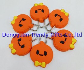 China Custom Garment Accessory 3d Soft PVC Zipper Puller / Bags And Suitcases Zipper Slider supplier