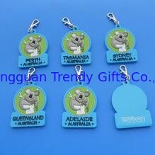 China Custom Funny Australia Kangaroo Soft PVC Zipper Puller Pendant / Zipper Charm For Garment Accessories supplier