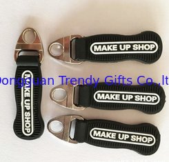 China Hot Sale Backpack Bag 3d Soft PVC Zipper Puller / Zipper Pendant For MAKE UP SHOP Accessories supplier