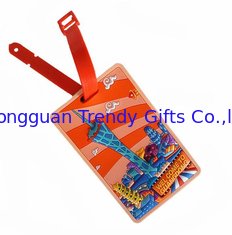 China Cool Canton Tower Soft PVC ID Name Label Luggage Tag / Suitcase Name Tag For  Travel Souvenir supplier