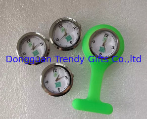 China Chinese Movt SL68 Silicone Nurse Fob Watch Medical Watch Clip Printed Logo On Interchangable Watch Face For Doctors supplier