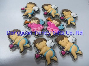 China Flexible 3D Boys Girls Angel Shape PVC Fridge Magnet Sticker With Cheap Wholesale Price, For Home Decoration supplier