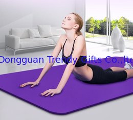 China 2016 Hot Sale Non Slip PVC Thick Yoga Mats With Carry Strap ,Available 10 Colors Choice,Eco-Friendly supplier