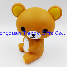 China Custom Lovely Bear Rubber PVC Toys ,PVC Vinyl Action Figures , Eco-friendly For Home Decoration, Accept OEM supplier