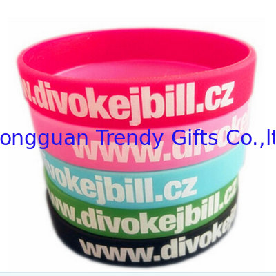 Personalized Silicone rubber bracelets supplier