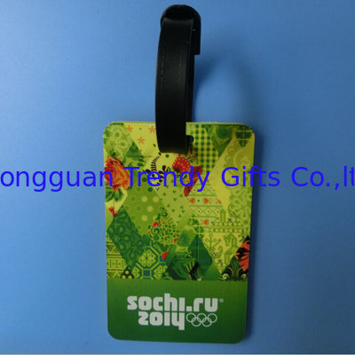 Promotion silicone luggage tag for event games supplier