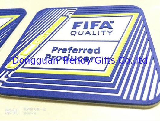 2016 FIFA Quality Soft PVC Cup Coaster Cheap Cost supplier