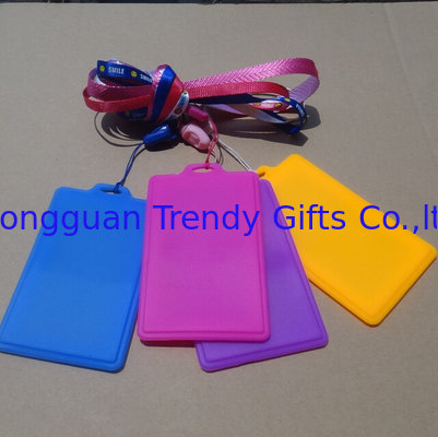Promotion Gift Silicone Credit Card Holder / Bus Card Cover / Business Card Holder supplier