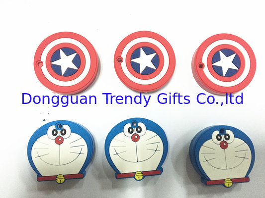 New Design Tracker Position Keychain / Cartoon Cat Silicone Rubber Soft PVC Keychain supplier