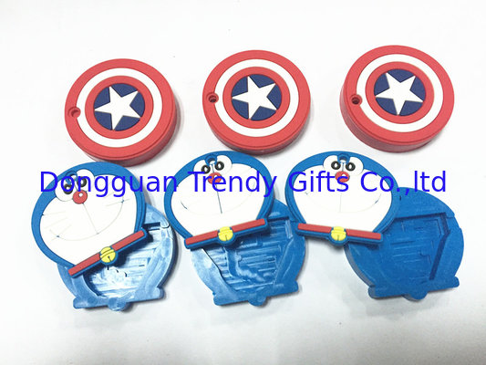 New Design Tracker Position Keychain / Cartoon Cat Silicone Rubber Soft PVC Keychain supplier
