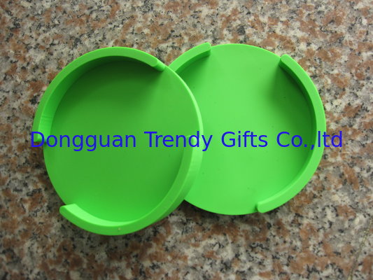 Eco Friendly Silicone Cup Coaster / Coffee Pad Table Protector Cup Mat supplier