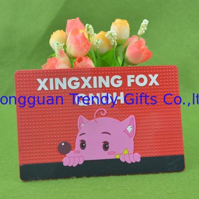 Embossed Logo Square Cup Coaster / Silicone Dish Mat / Drink Coaster For Heat Resistant supplier