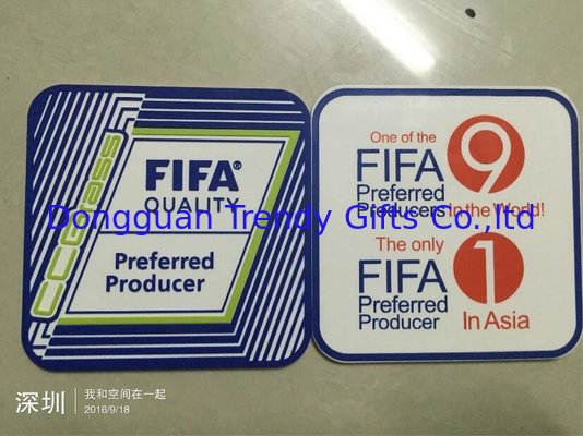 Embossed Logo Square Cup Coaster / Silicone Dish Mat / Drink Coaster For Heat Resistant supplier