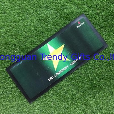 Custom Make Non-woven Fabrics Beer Mat / Bar Spill Mat With Logo Heat Transfer Printing supplier