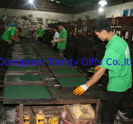 Colorful Playground Rubber Mats / Rubber Gym Floor Mats /Outdoor Rubber Tiles 50*50*5CM supplier