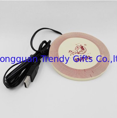 2016 Hot USB Heat Warmer Silicone Cup Mat / Coffee Coaster With Embossed Logo supplier