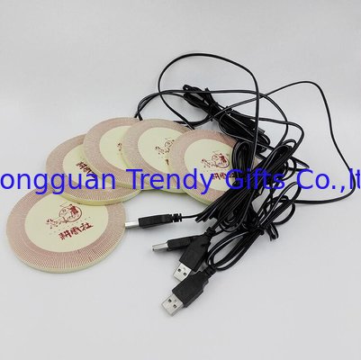 2016 Hot USB Heat Warmer Silicone Cup Mat / Coffee Coaster With Embossed Logo supplier