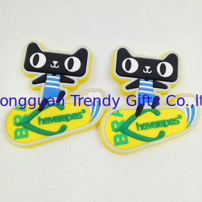 Funny Cat Silicone Fridge Magnet,Multi Colored Fridge Magnet For Home Decoration supplier