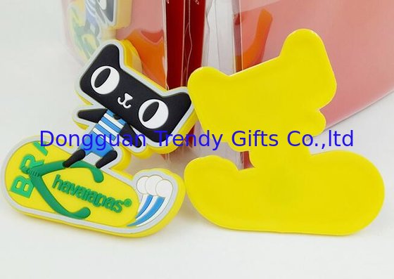 Funny Cat Silicone Fridge Magnet,Multi Colored Fridge Magnet For Home Decoration supplier