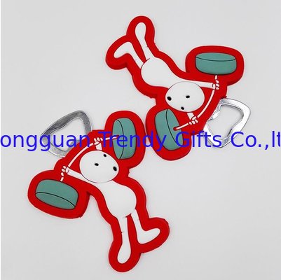 Personalized Multi-function Silicone Beer Opener Bottle With Embossed Logo supplier