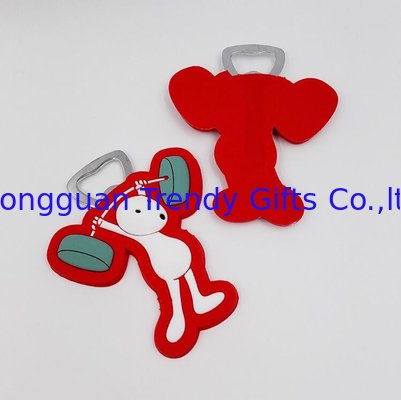 Personalized Multi-function Silicone Beer Opener Bottle With Embossed Logo supplier