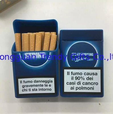 Fashion Waterproof Silicone Cigarette Case / Cigarette Box With Printing Different Logo supplier