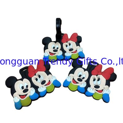 High Quality Custom Animal Shape Soft PVC Luggage Tag /Hotel Luggage Tag / Travel Case Tag supplier