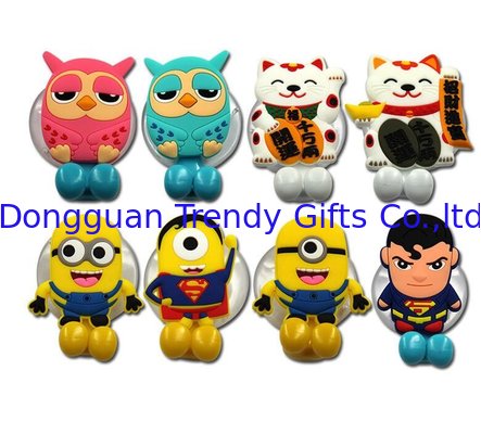 New Arrival Owl Shaped Soft PVC Phone Holder / Toothbrush Stand / Toothbrush Holder supplier