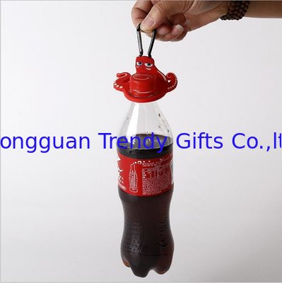 Promotional Silicone Bottle Opener Keychain / Rubber Soft PVC Drink Bottle Opener Cool Animal Design supplier