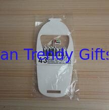 UAE 44th National Day Soft PVC Mobile Phone Holders / Cell Phone Display Stand Holder White Color supplier