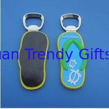 Fashionable Summer Holiday Gifts Sail Boat Magnetic Bottle Opener 3D Soft PVC supplier