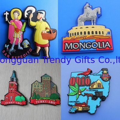 Personalized Different Landscape Tourism Souvenir 3d Soft PVC Fridge Magnet With Cheap Price supplier