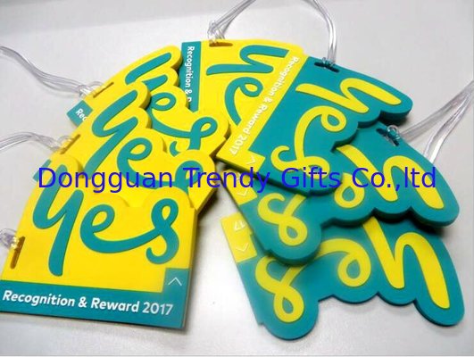 Custom 2017 Recognition & Reward Silicone Rubber Soft PVC Luggage Tag For Travel Bag Tag supplier