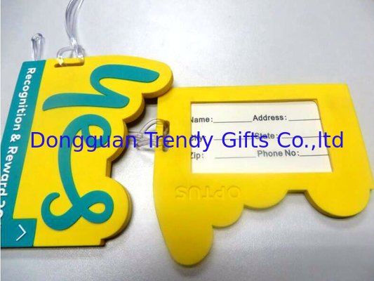 Custom 2017 Recognition & Reward Silicone Rubber Soft PVC Luggage Tag For Travel Bag Tag supplier