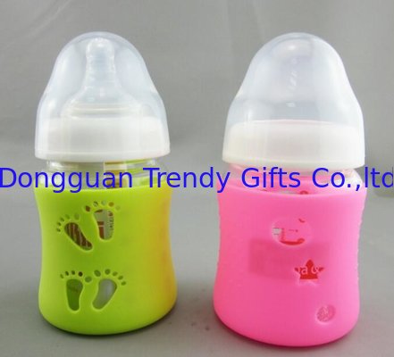 Heat Resistant Footprint Stars Design Silicone Feeding Bottle Cover Silicone Cup Lid For Glass Accessories supplier